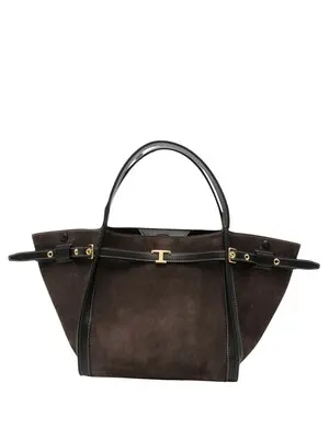 TOD`S Tim Small Shopping Bag - Brown