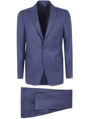 Tagliatore Jacket Single Breasted "bruce - Blue