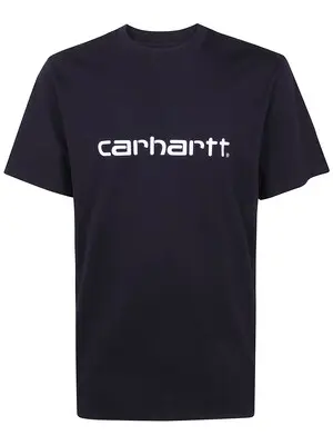 Carhartt Work In Progress T-shirt Short Sleeve "script - Black