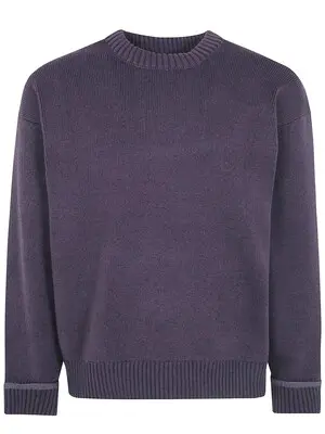 Rains Sweater Knit Crew Neck "sowa - Brown
