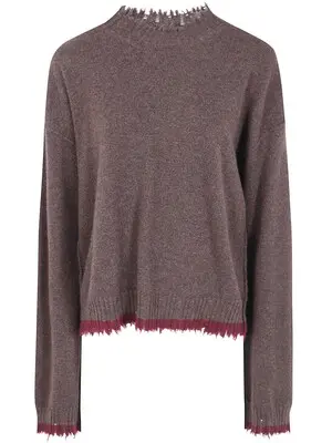 UMA WANG Sweater Long Sleeves "plain Ws - Brown