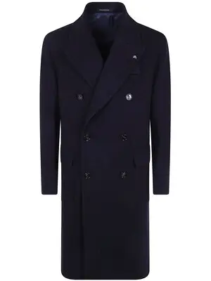 Tagliatore Coat Wool Blend "c-sherry - Blue