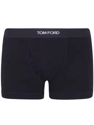 TOM FORD UNDERWEAR Boxer Brief Cotton Stretch Jersey - Blue