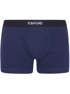 TOM FORD UNDERWEAR Underwear Boxer Briefs "cotton Stretch Jersey - Blue