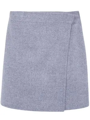 SEMICOUTURE Skirt Double Layers "june - Gray