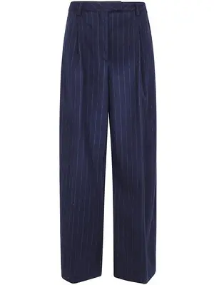 THELATEST Trousers Wide Leg "e-deva - Blue