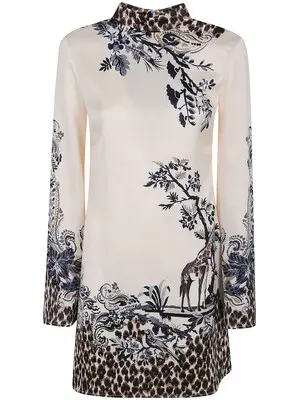 Etro Dress Mini Printed "fancy - Beige