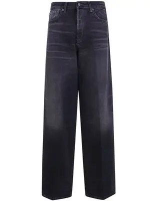 HAIKURE Jeans Wide Leg "bethany Vintage - Black