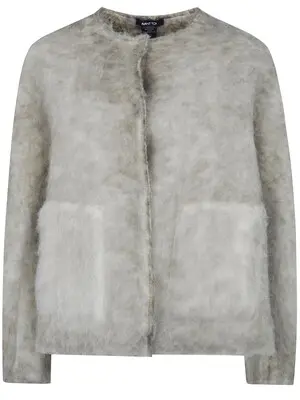 AVANT TOI Jacket Hand Painted Alpaca Round Neck