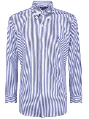 Polo Ralph Lauren Shirt Long Sleeve "sport - Blue