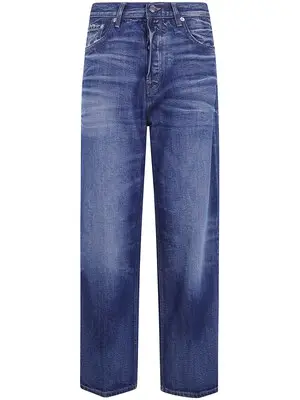 HAIKURE Jeans Cropped Loose "betty Norm Core - Blue