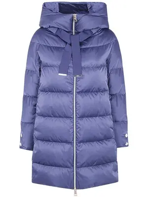 Herno Jacket A-shape Hooded "pi1304d.12170z - Blue