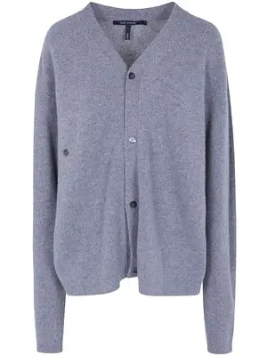 Sofie D'hoore Sweater V-neck Buttons "meroe - Gray