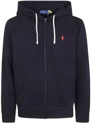 Polo Ralph Lauren Sweatshirt Hooded "long Sleeve Knit - Black