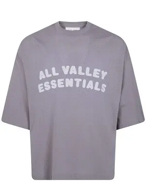 Fear Of God T-shirt Short Sleeve "merch Tee - Gray