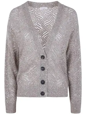 Brunello Cucinelli Sweater V Neck "classic - Brown