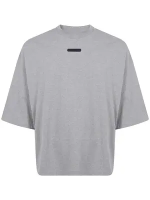 Fear Of God T-shirt Short Sleeve "merch Tee - Beige