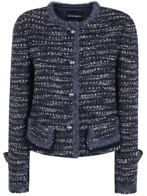 Emporio Armani Blazer Wool "ew004236.af24396 Fc366 - Gray