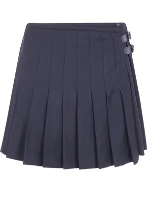Emporio Armani Skirt With Buckles - Black