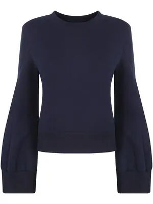 Sacai Sweater Long Sleeve "sponge Sweat Pullover - Black