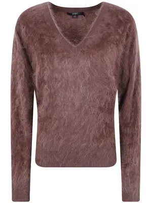 Seventy Sweater V Neck "cashmere V Neck Sweater - Brown