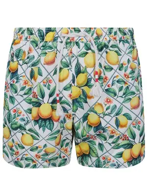 MC2 SAINT BARTH Swim Shorts Color Ultralight Swim Short "70`s" Pr Multi