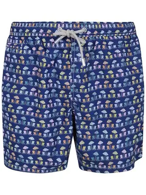 MC2 SAINT BARTH Swim Shorts Lighting Micro Ultralight - Multi