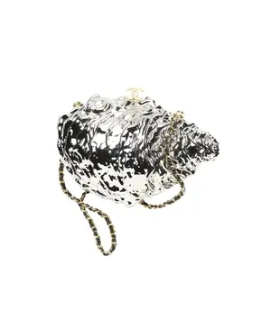 Chanel Oyster Minaudiere - Silver