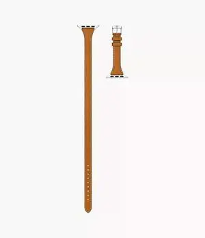 Michele 38/40/41/42 Mm Leather Band For Apple Watch