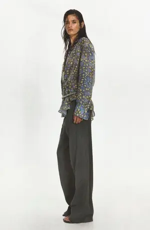 Mango Straight Leg Suit Pants