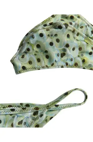 Mango Printed Triangle Bikini Top