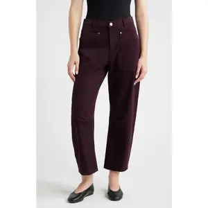 DL1961 Billie High Waist Barrel Leg Jeans - Viola