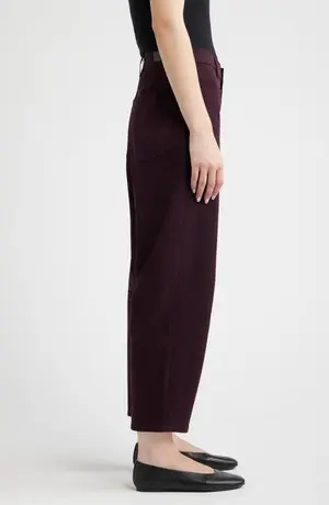 DL1961 Bilie Easy Barrel High-rise Twill Pants