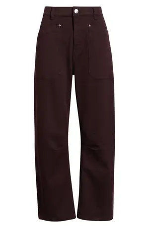 DL1961 Bilie Easy Barrel High-rise Twill Pants