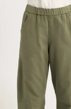 Marine Layer Jessie Barrel Leg Cotton Blend Pants