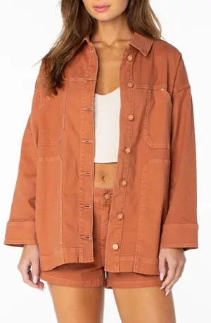 Roxy Lost Treasure Cotton & Linen Jacket - Chutney