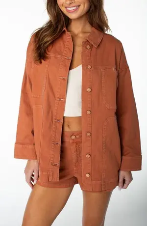Roxy Lost Treasure Cotton & Linen Jacket