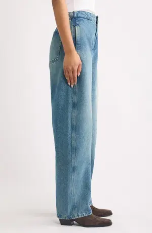 Rag & Bone Vito High Waist Wide Leg Pants