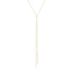 SET & STONES Bobbi Pearl Lariat Necklace