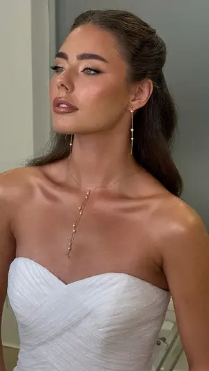 SET & STONES Bobbi Pearl Lariat Necklace