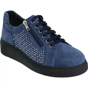 DAVID TATE Perla Sneaker - Denim Suede