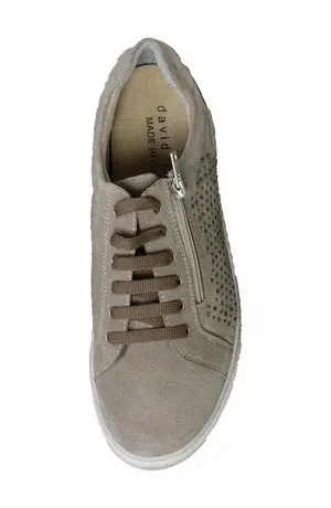 DAVID TATE Perla Sneaker - Stone Suede
