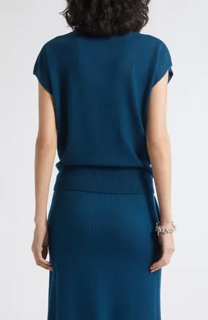 Ramy Brook Natalie Wool Turtleneck Sweater - Dark Teal