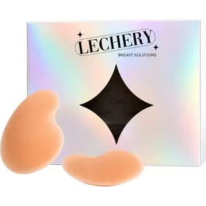 LECHERY® Allstick Push Up Adhesive Reusable Silicone Breast Nipple Covers - Chai