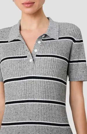 French Connection Mason Varsity Stripe Knit Minidress