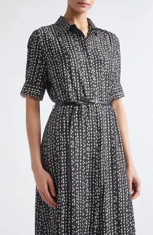 Altuzarra Eleanor Wool Stretch Twill Midi Shirtdress