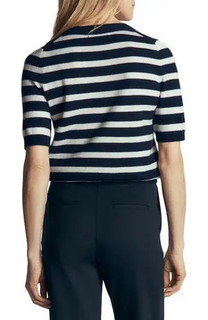 Boden Felicity Bow Cotton & Cashmere Sweater