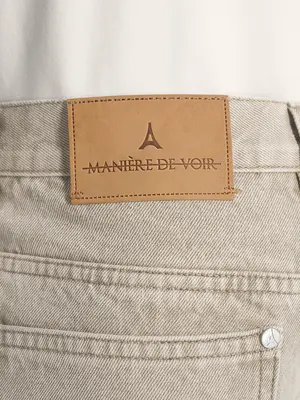 Manière De Voir Dn002 Relaxed Fit Denim Jeans - Beige