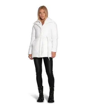 BELLE & BLOOM Moonrise Belted Puffer Jacket