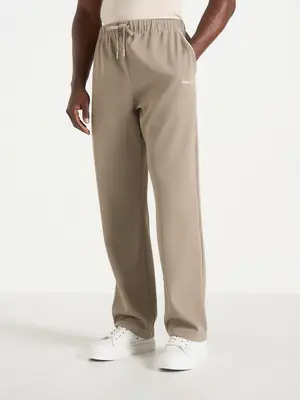 Manière De Voir Signature Piped Track Pants - Taupe